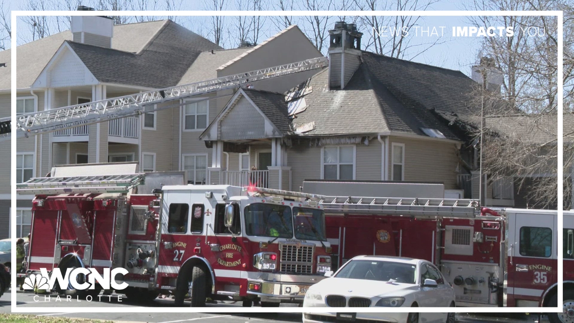 Charlotte firefighters battle 2-alarm fire in Carmel area of south ...