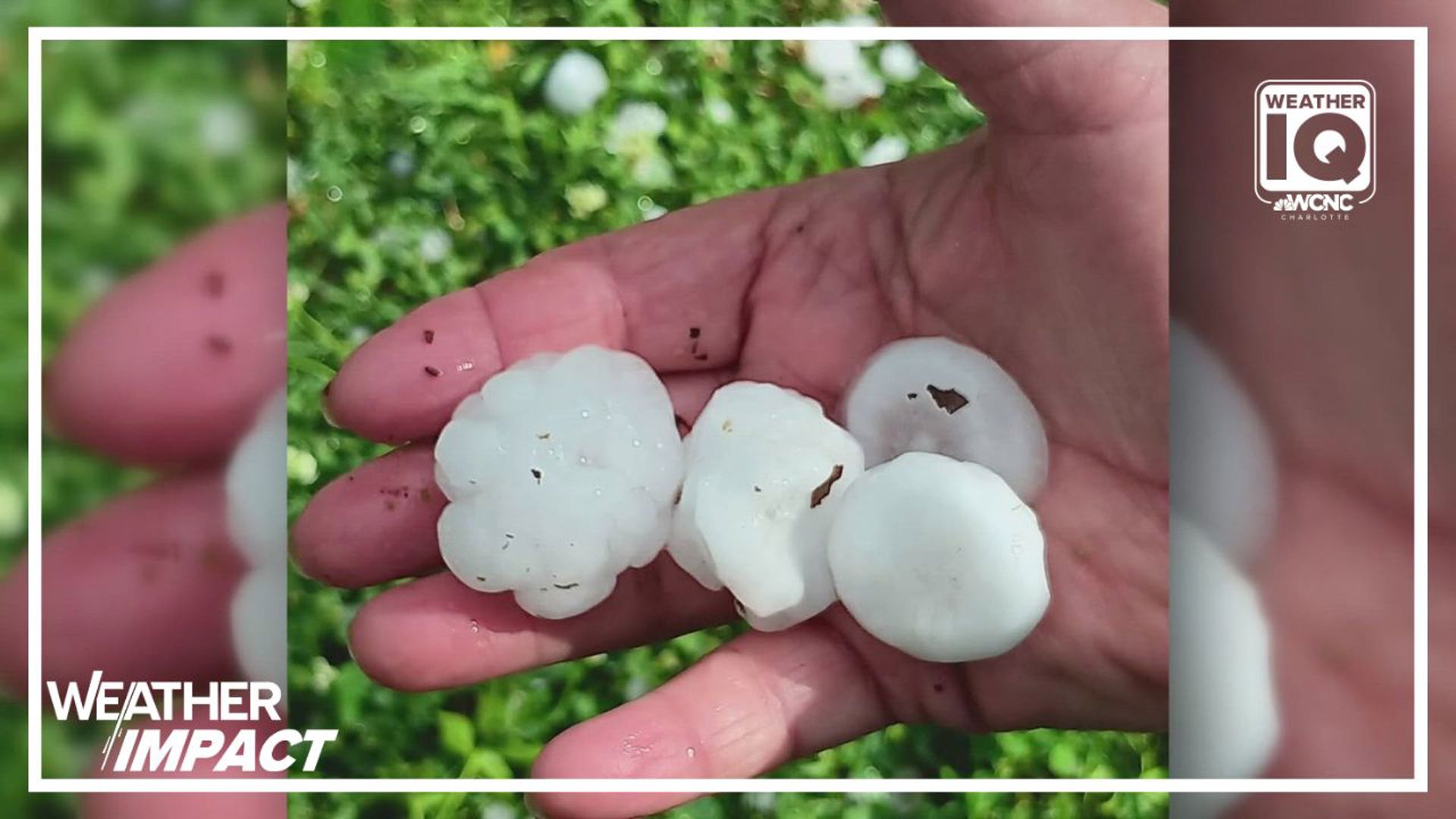 Carolina hail: How hail gets exponentially more dangerous the larger it ...