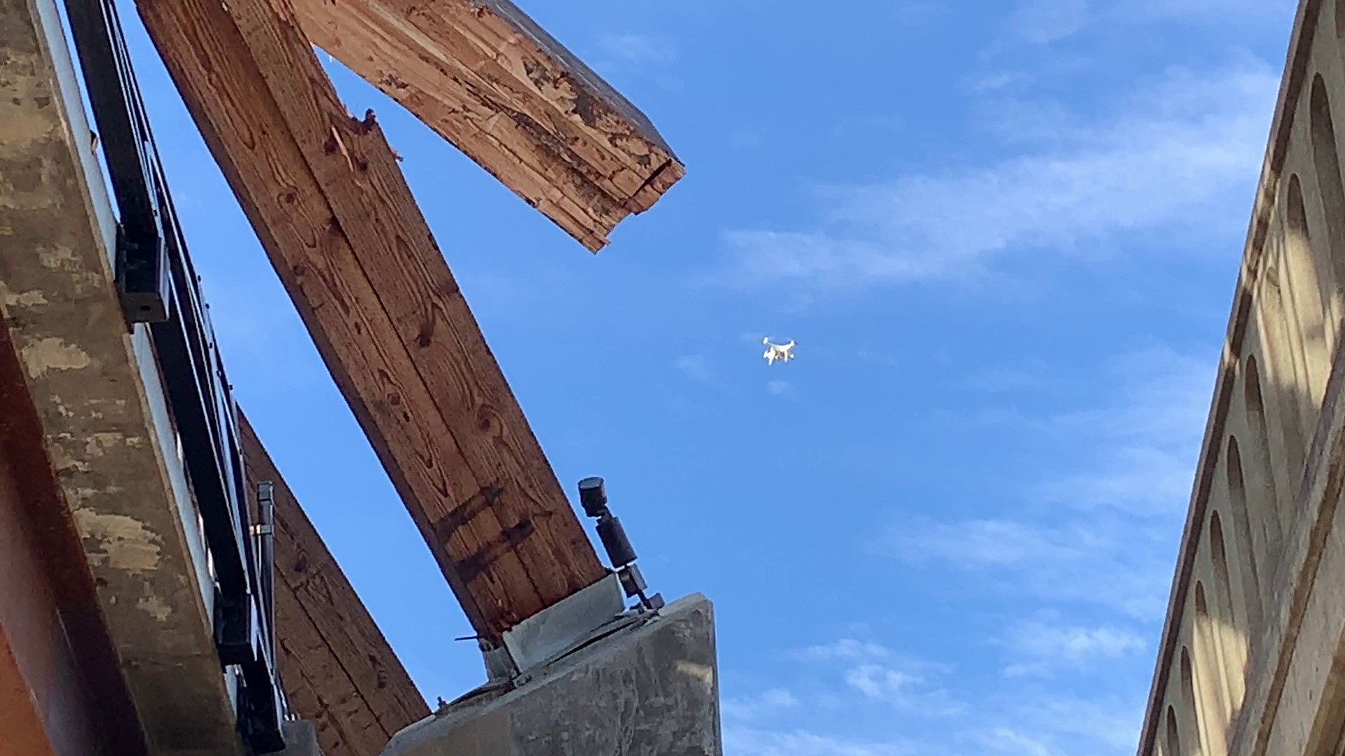 Wooden arches over Rudy Wright bridge in Hickory, NC collapse | wcnc.com