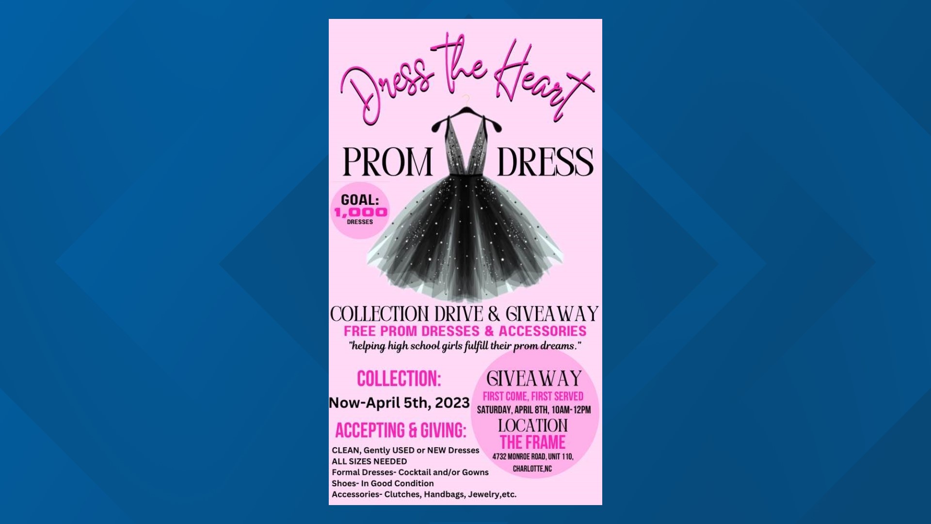Free prom dress pop-up in Charlotte | wcnc.com