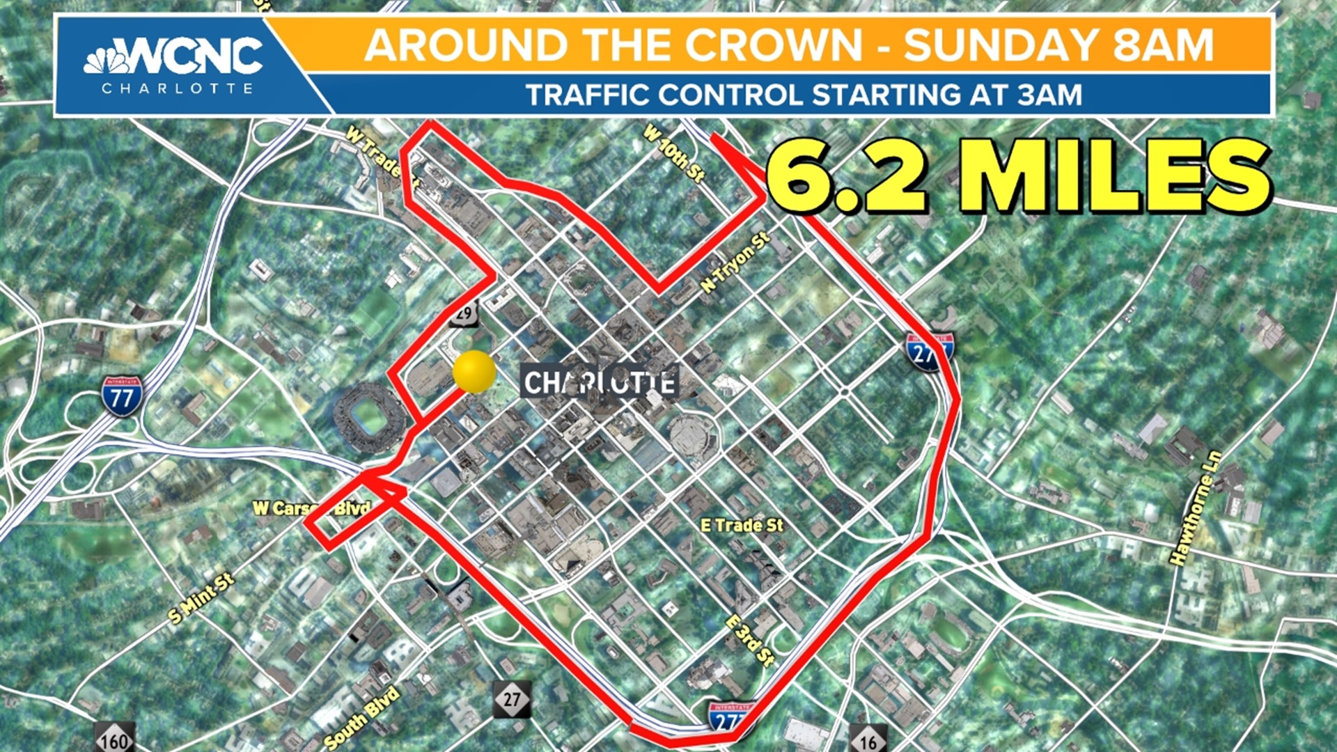 Around the Crown Labor Day weekend race in Charlotte, NC | wcnc.com