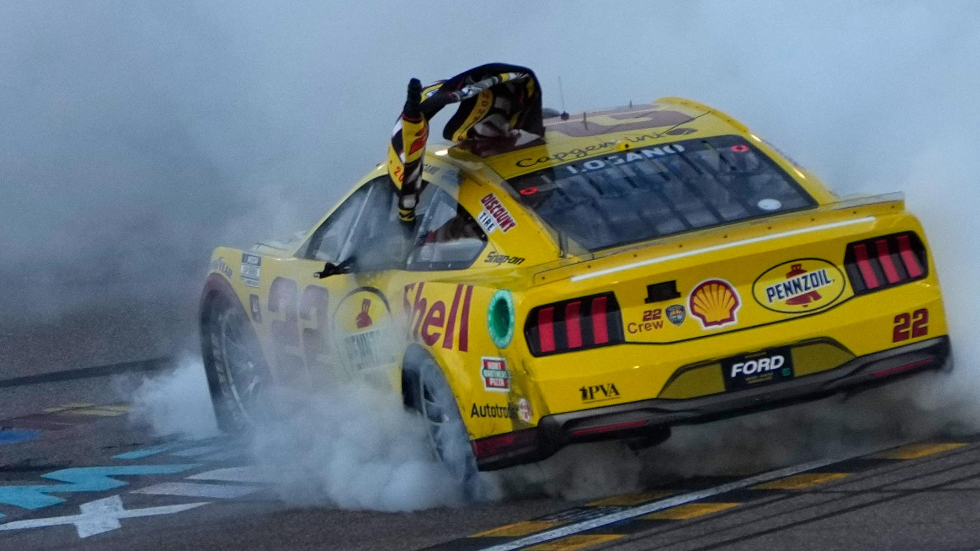 Joey Logano wins NASCAR Cup Series title, third of his career | wcnc.com