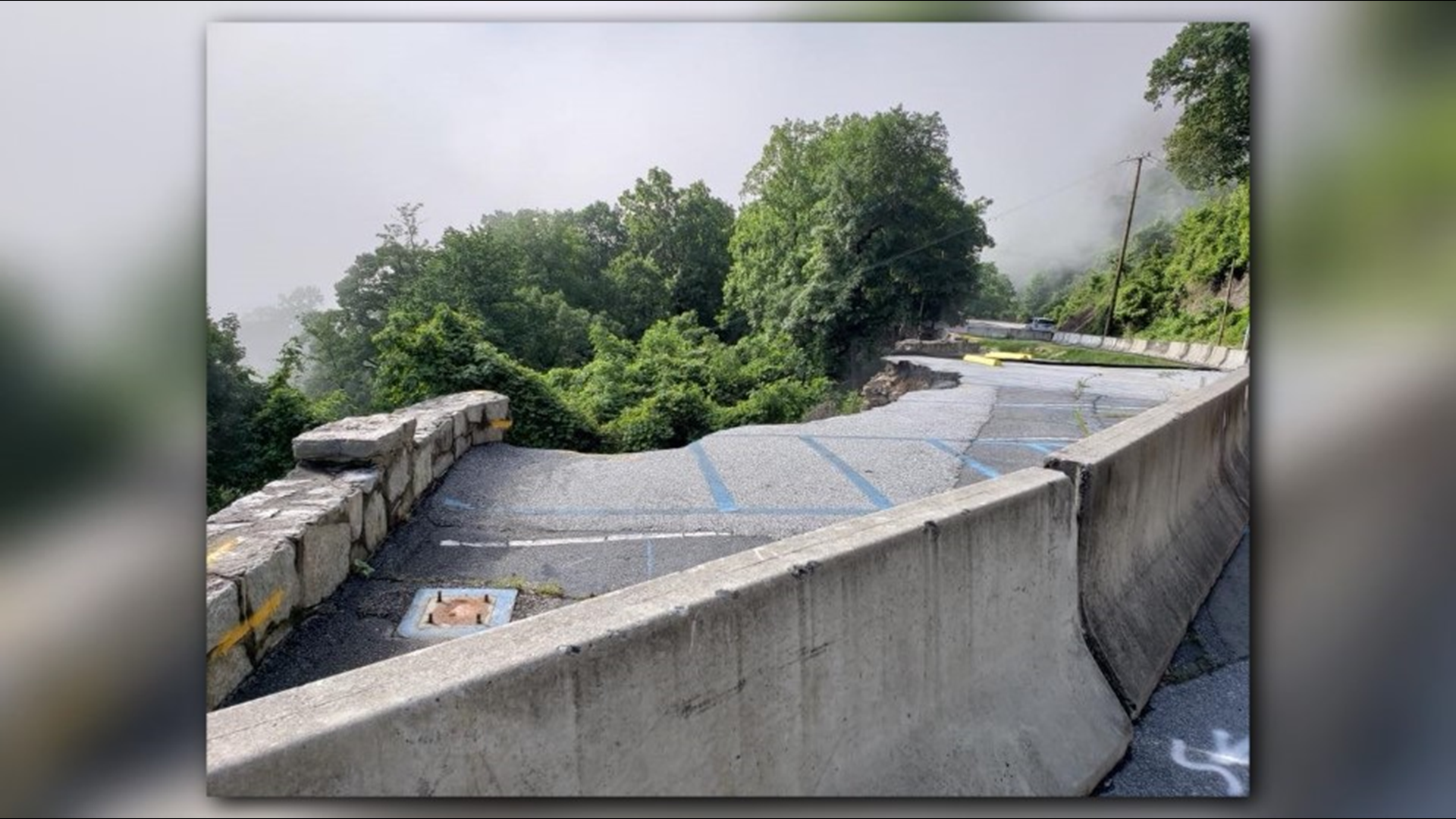 Wall collapse closes Chimney Rock State Park after heavy rain | wcnc.com