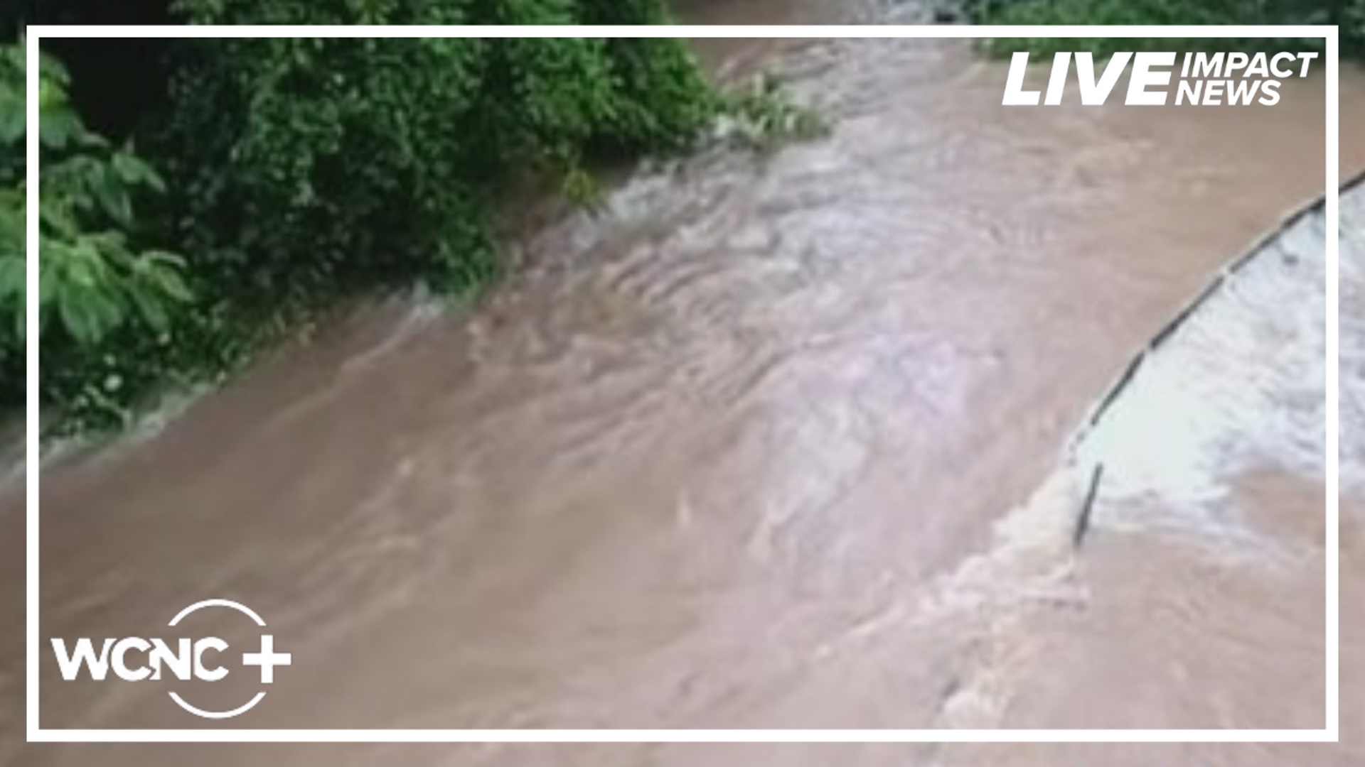 Charlotte-area creeks reach near-record crests during Tuesday flooding | wcnc.com