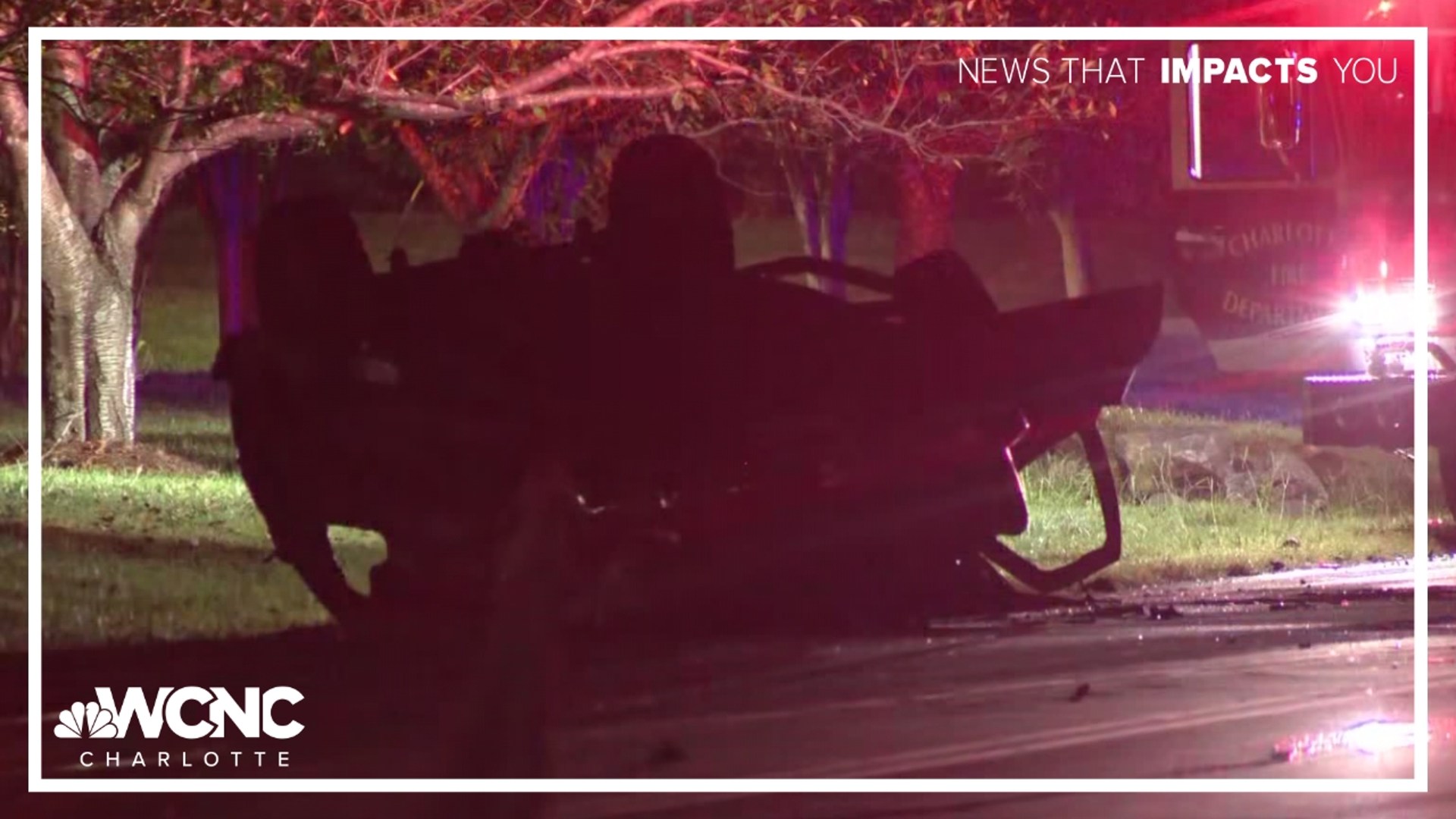 Steele Creek crash causes fire, 2 people hurt | wcnc.com
