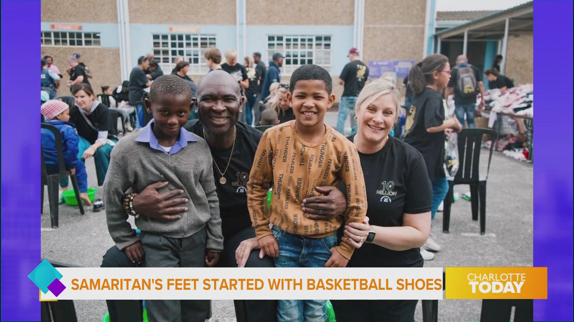 Samaritan's Feet Giving Shoes. Giving Hope! | wcnc.com