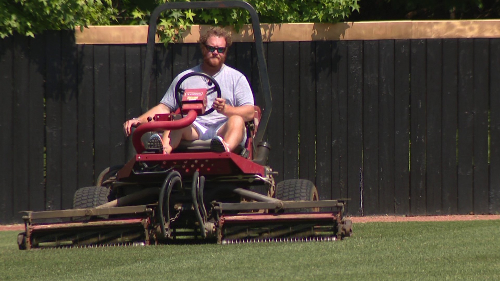 Providence HS baseball coach uses mowing to instill work ethic | wcnc.com