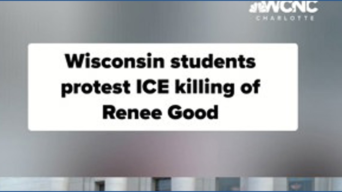 Wisconsin students protest ICE shooting of Renee Good | wcnc.com