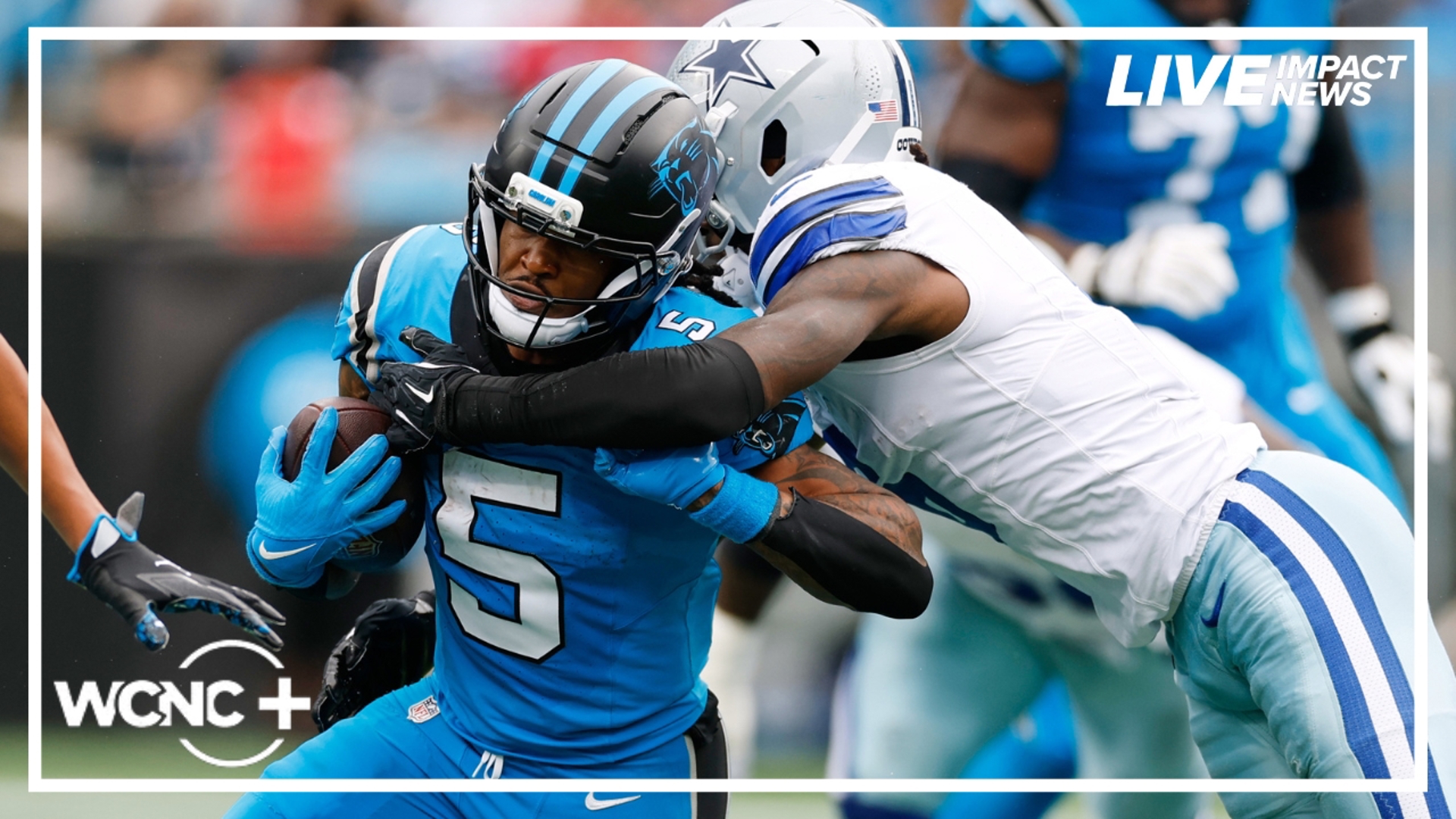 Rico Dowdle sets franchise records in Panthers win over Cowboys | wcnc.com