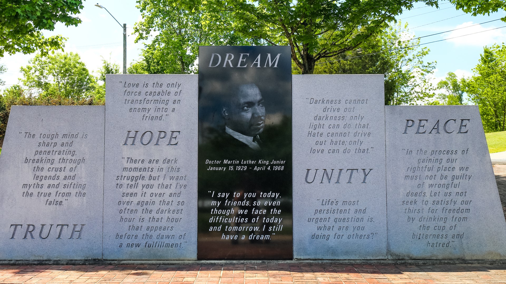 MLK monument defaced in Concord, North Carolina | wcnc.com