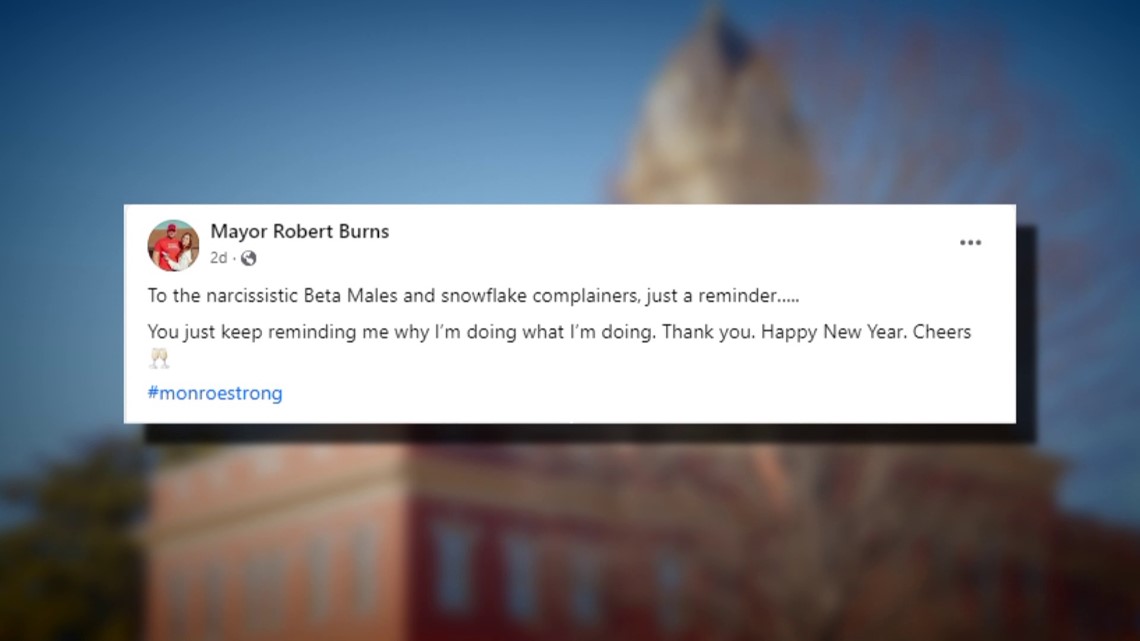 Monroe Mayor Robert Burns controversial Facebook post | wcnc.com