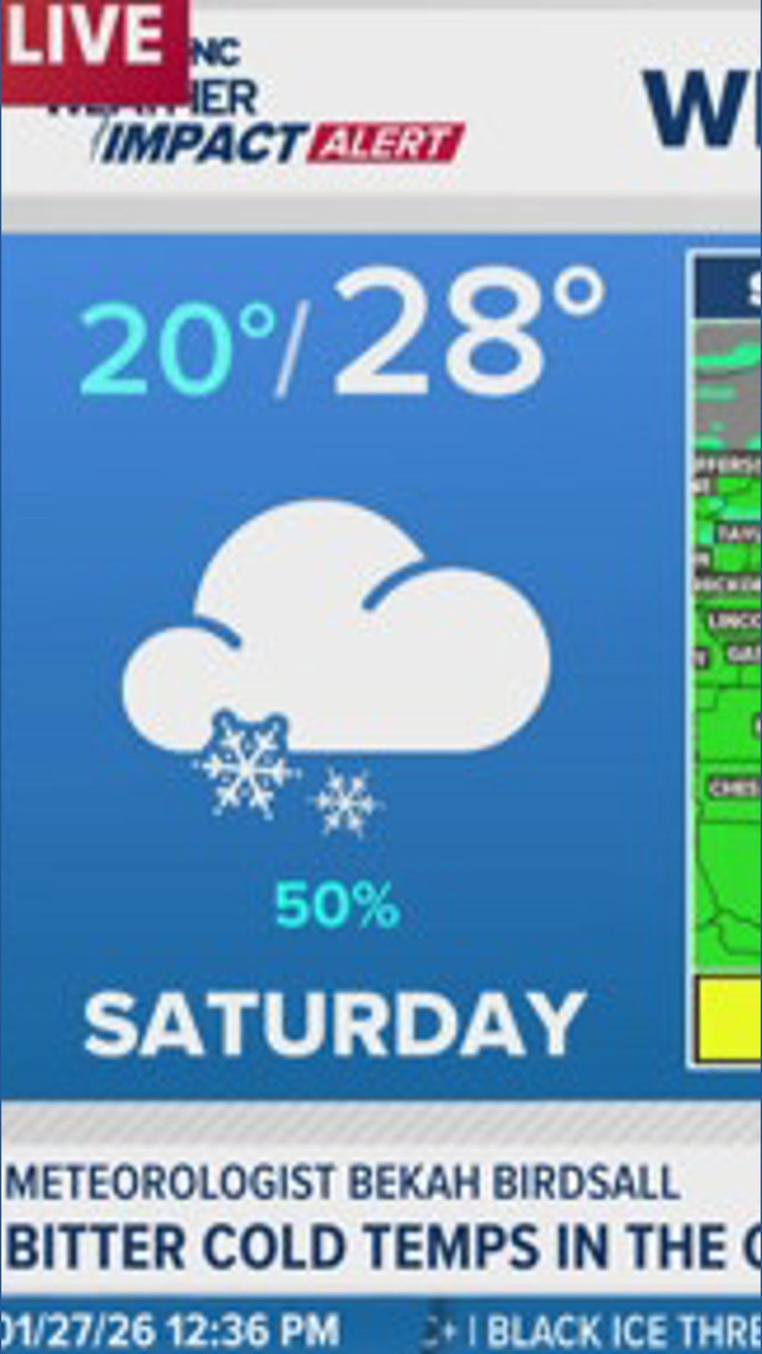 Potential for snow this weekend after slight warm-up | wcnc.com