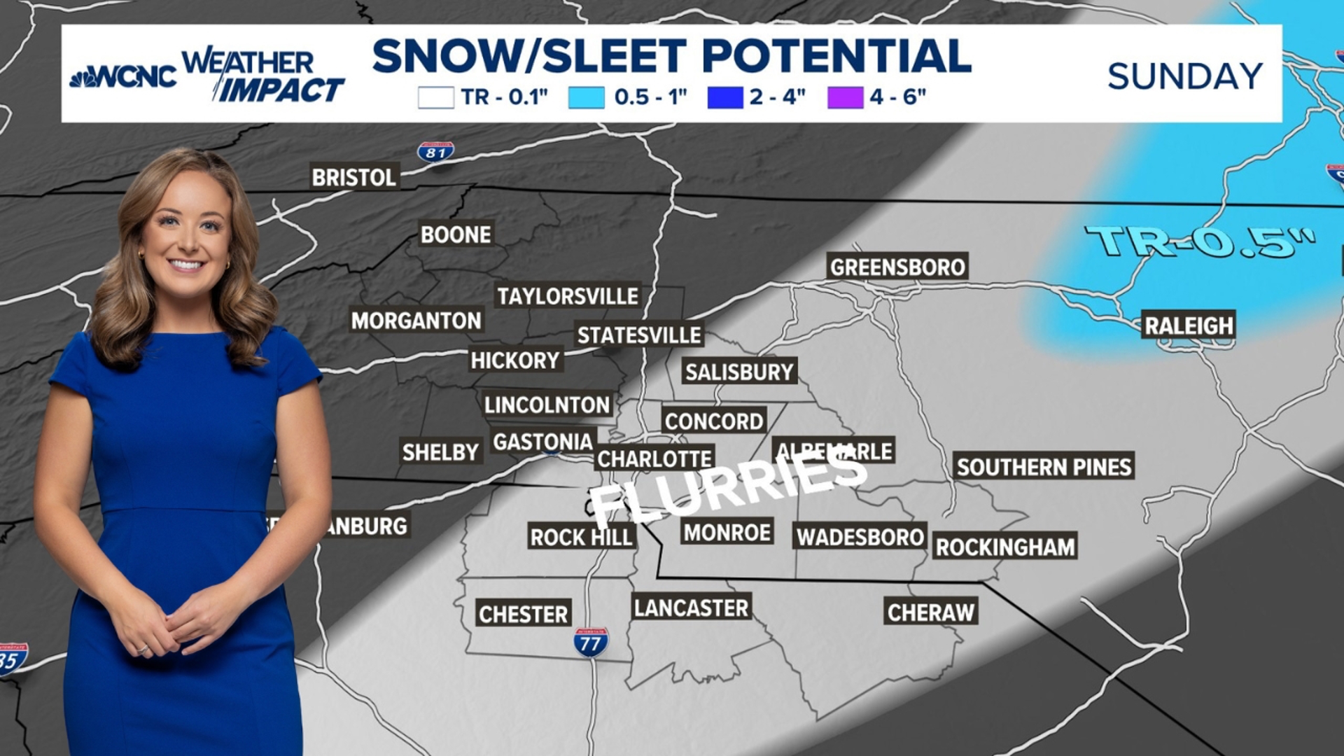 Brittany's forecast: Don't expect snow in Charlotte this weekend | wcnc.com
