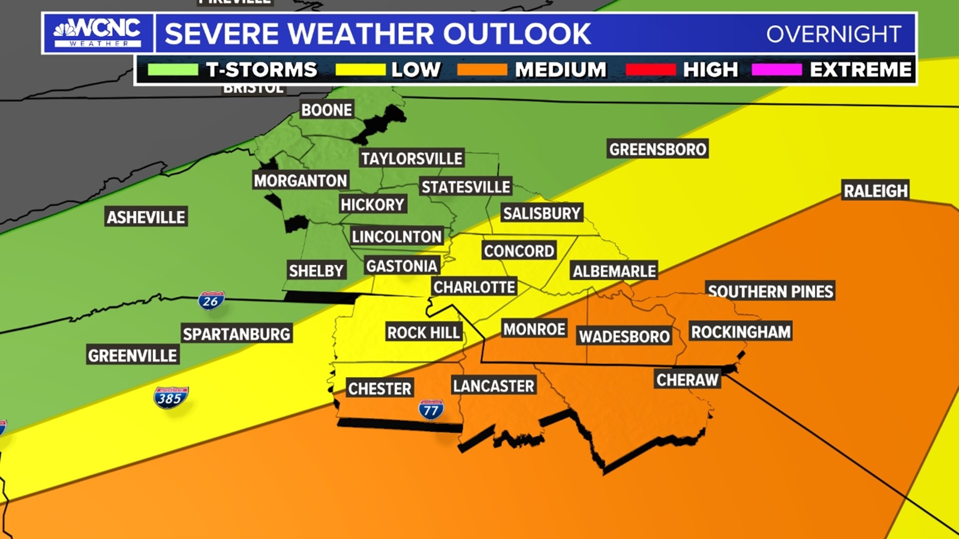 Severe weather possible in Charlotte, NC area Saturday | wcnc.com