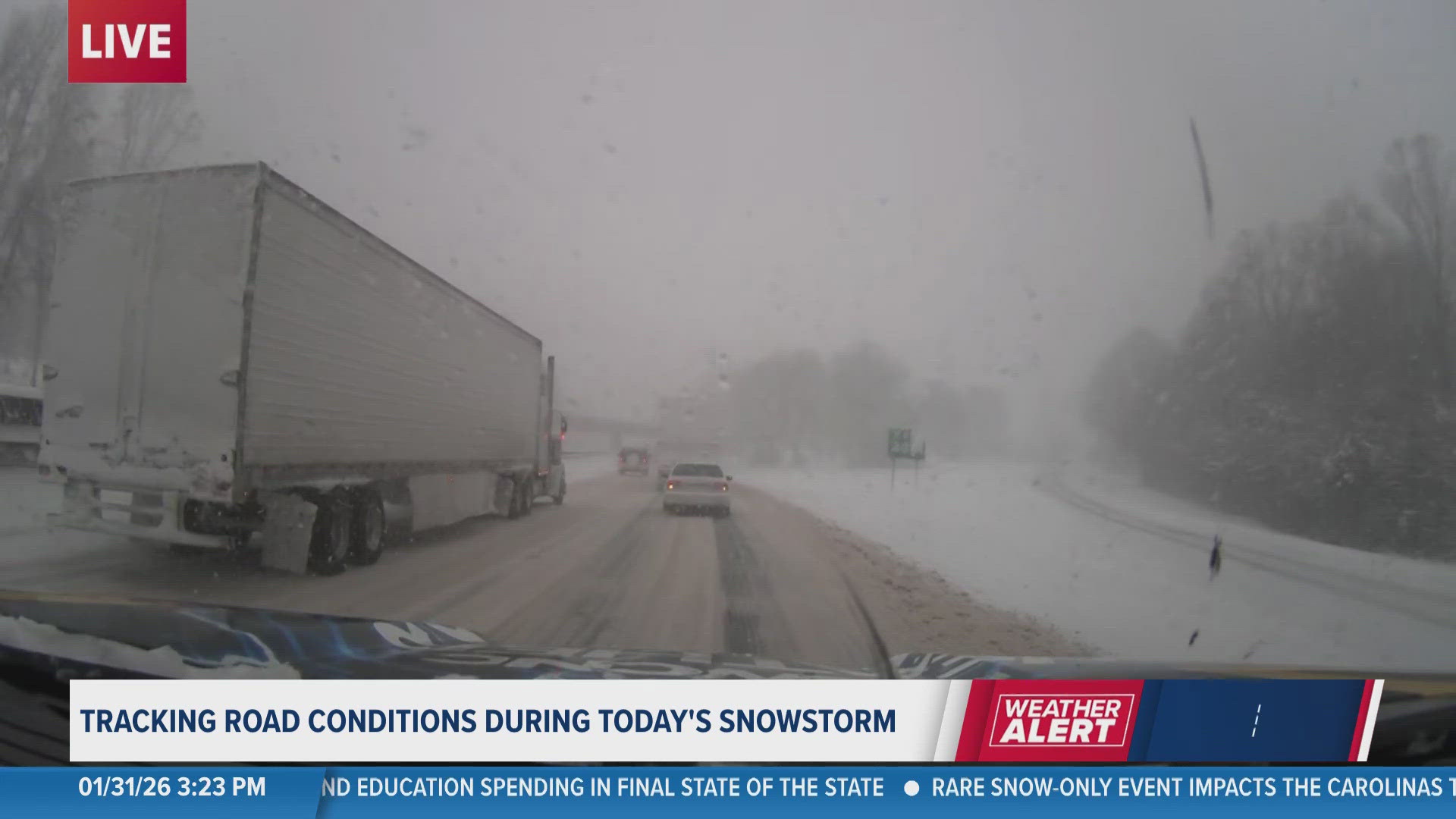 Road conditions getting worse on I-85 near Gastonia | wcnc.com