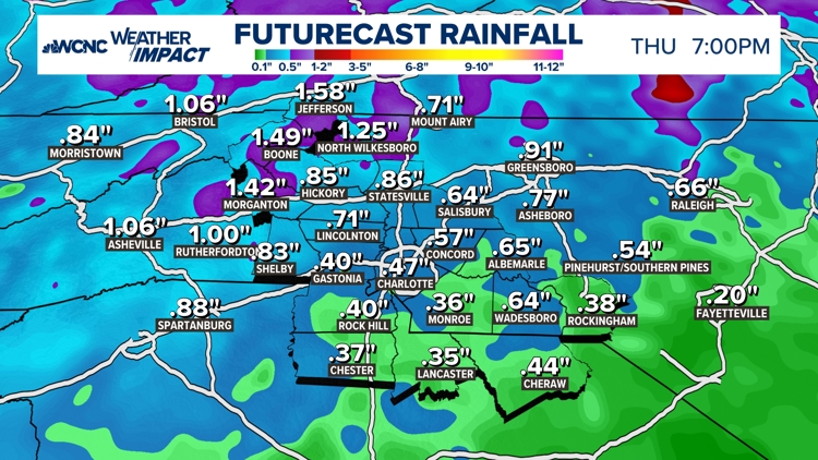 How to read a weather radar | Understanding the colors | wcnc.com