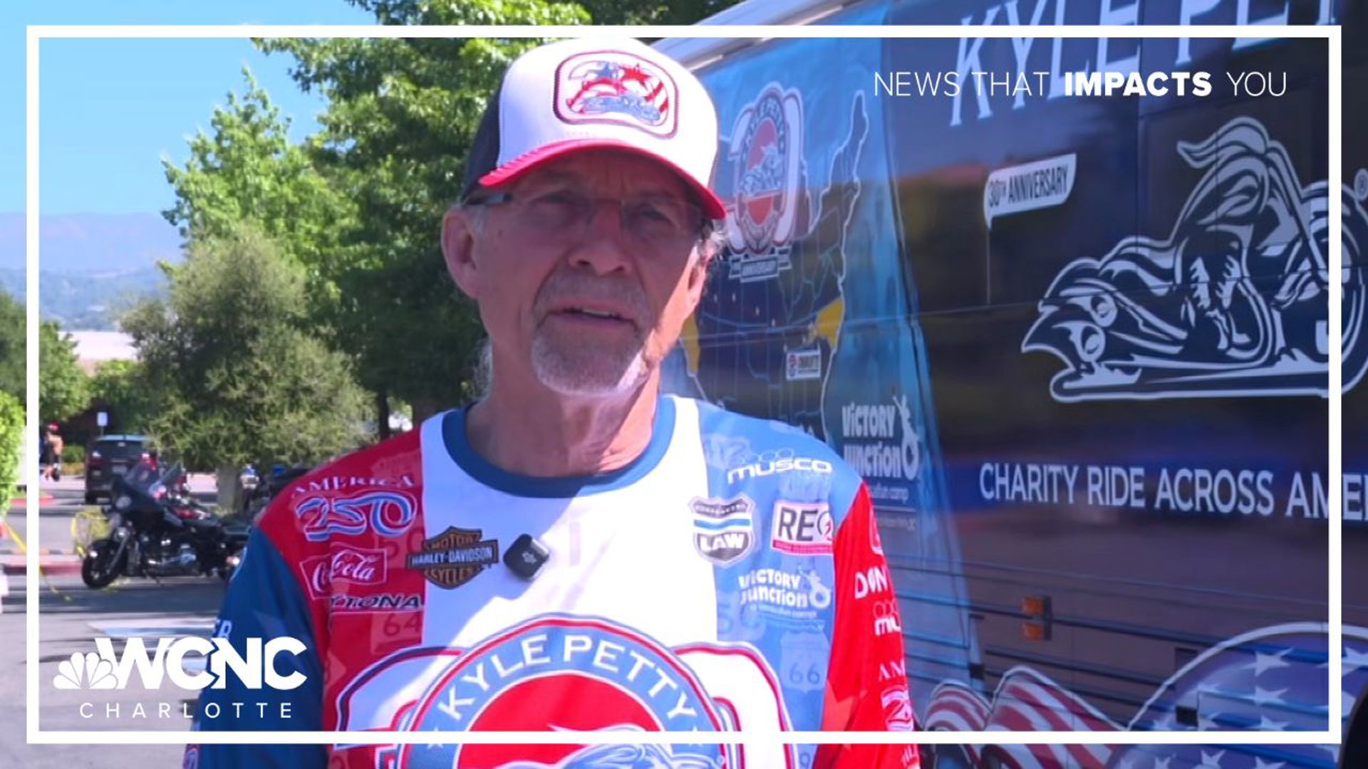 Behind the scenes of the Kyle Petty Charity Ride across America | wcnc.com