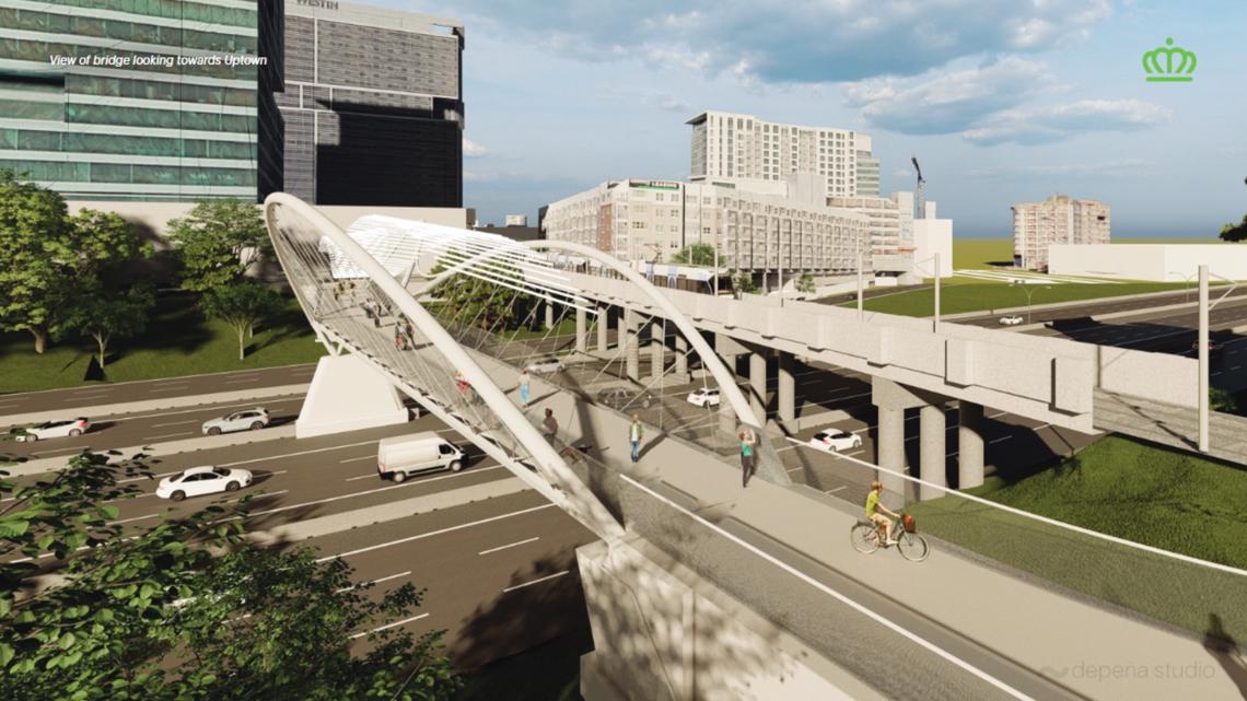 Renderings for bridge that will link South End to Uptown | wcnc.com