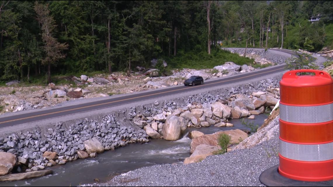 Temporary road to Chimney Rock, NC completed after Helene's destruction ...