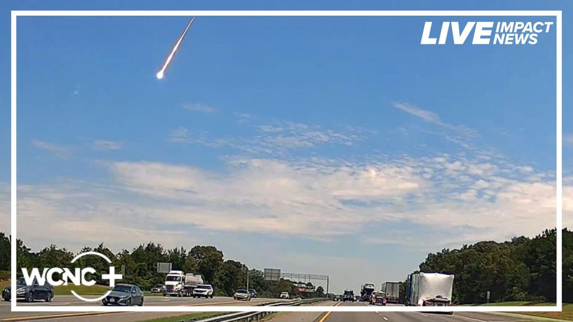 Multiple reports of a 'fiery ball' falling from the sky in Charlotte ...