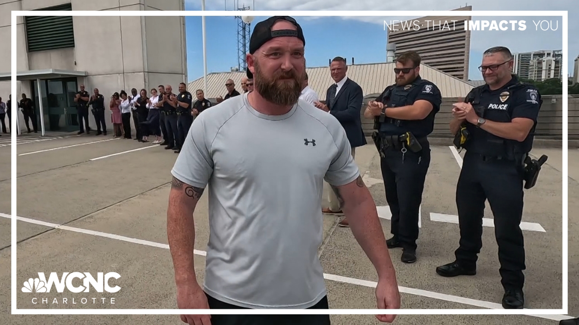 CMPD officer who responded to deadly ambush surprised with new car ...