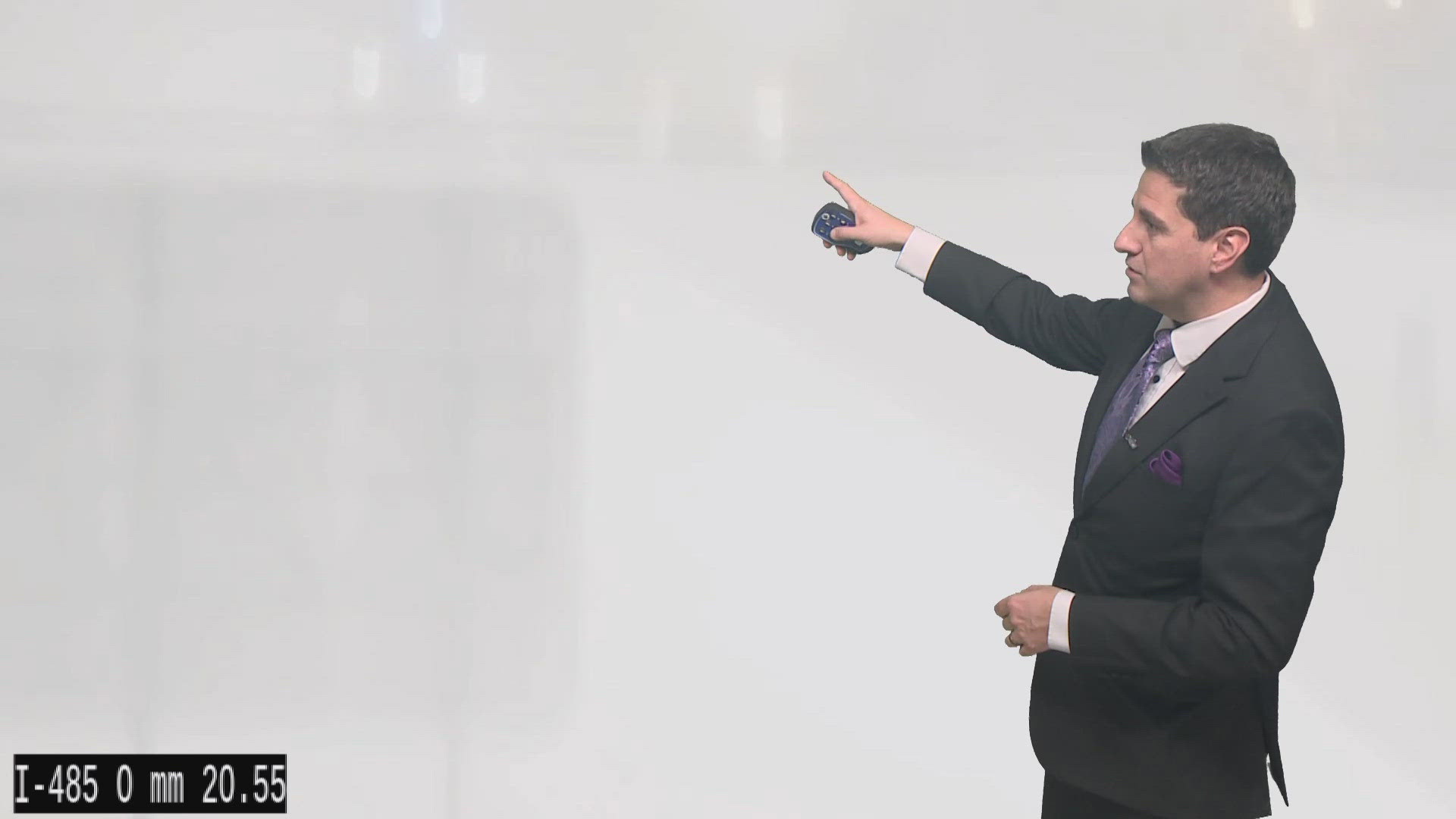 Tractor-trailer jackknifes in white-out conditions on I-485 in north ...