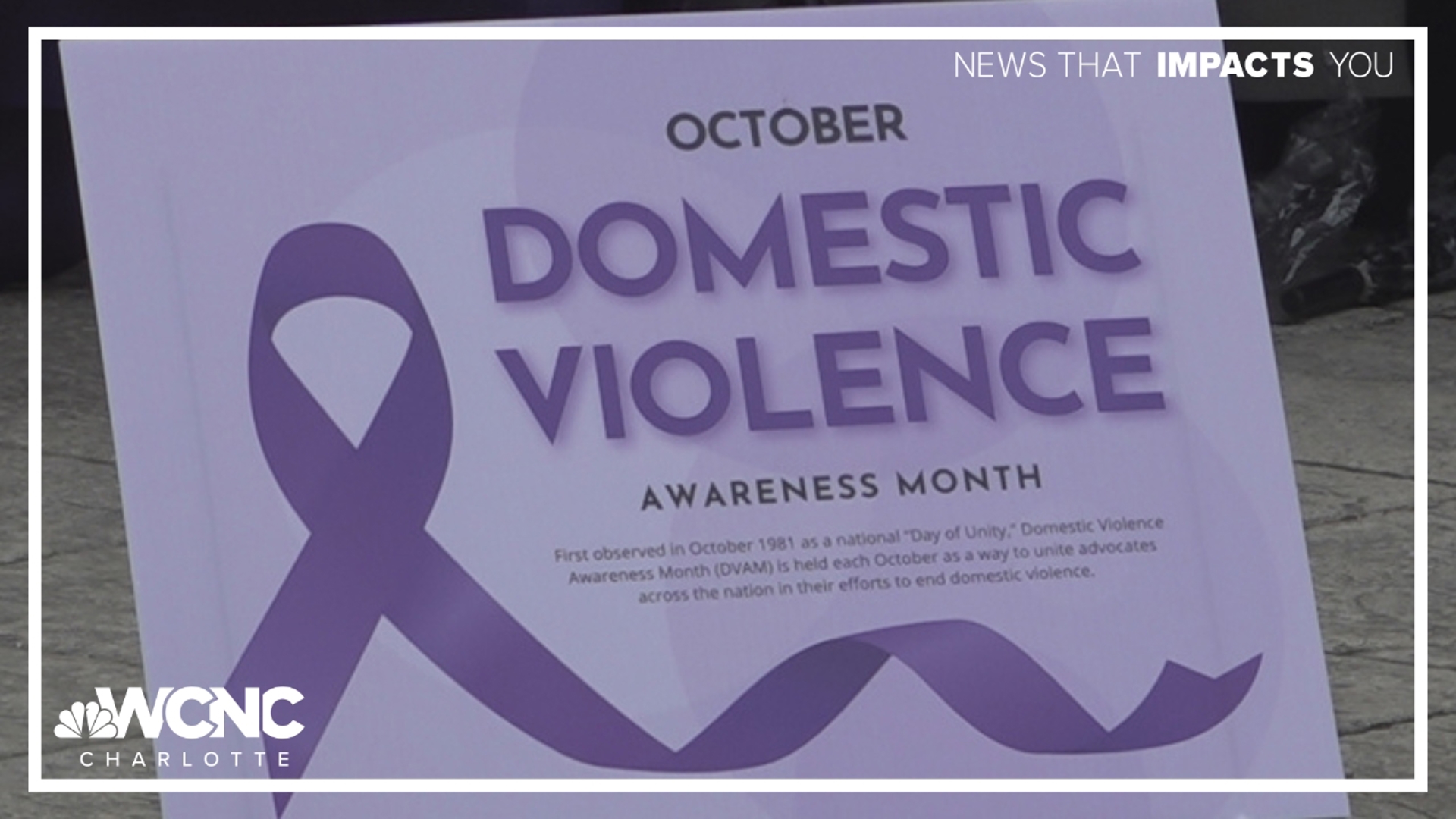 Survivors walk for Domestic Violence Awareness Month in Mecklenburg ...