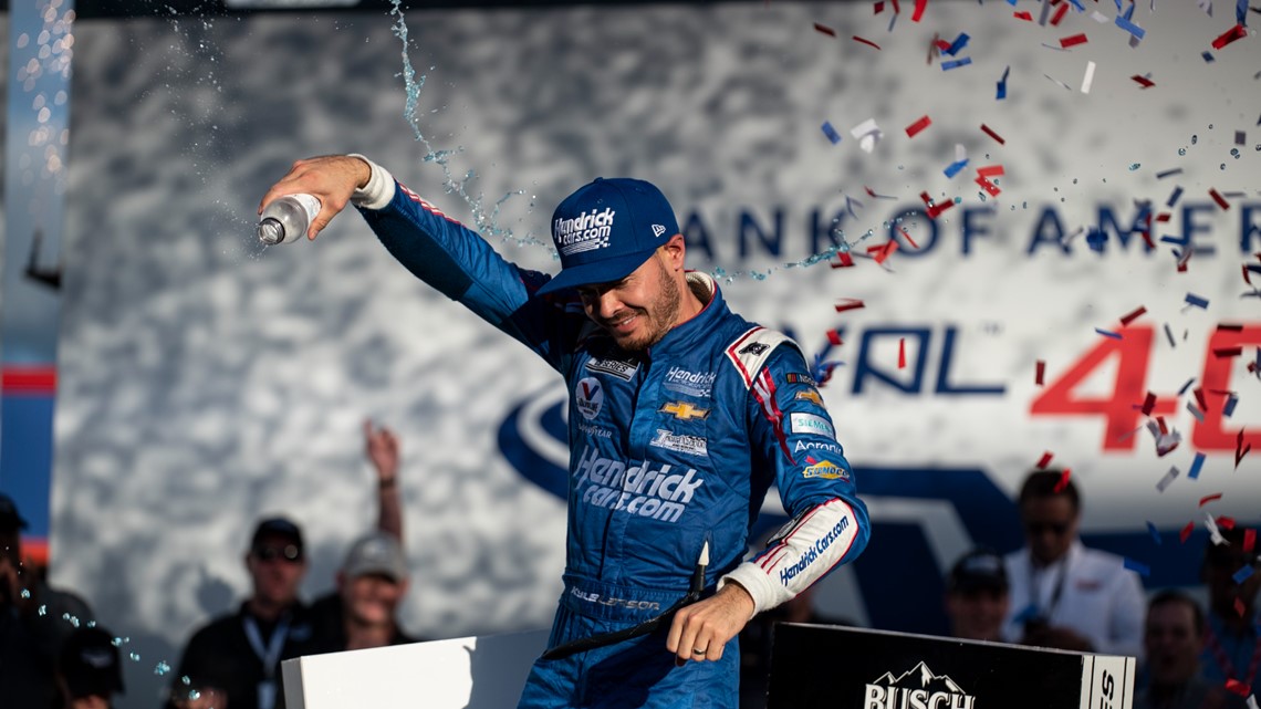 Larson comes away with ROVAL win at Charlotte Motor Speedway | wcnc.com