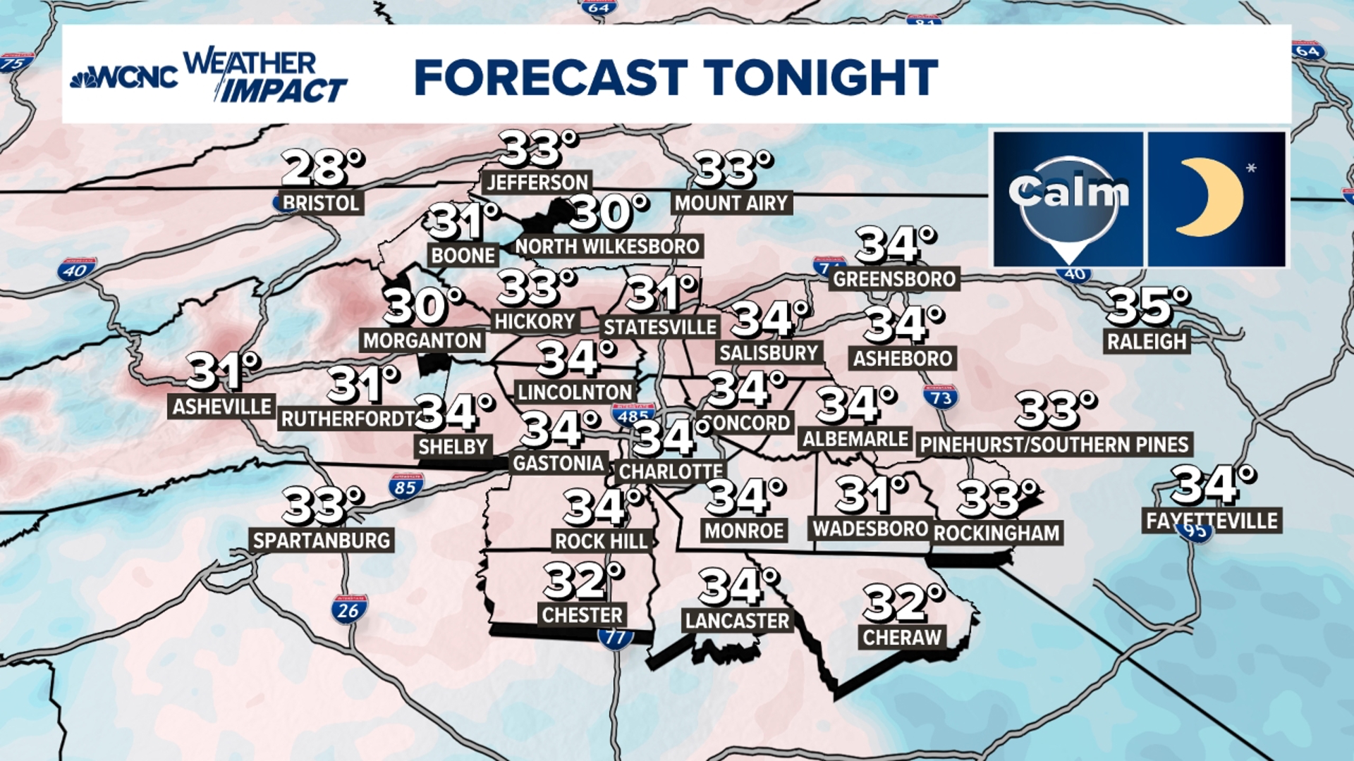 Your up to day forecast for the Greater Charlotte area | wcnc.com