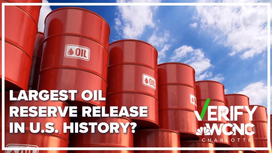VERIFY: Yes, emergency release of oil from U.S. reserves is largest in ...