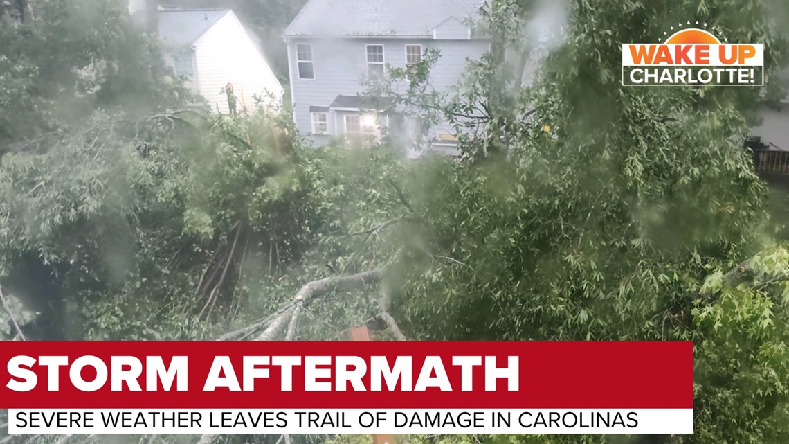 Severe weather leaves trail of destruction across Charlotte area: #WakeUpCLT To Go | wcnc.com
