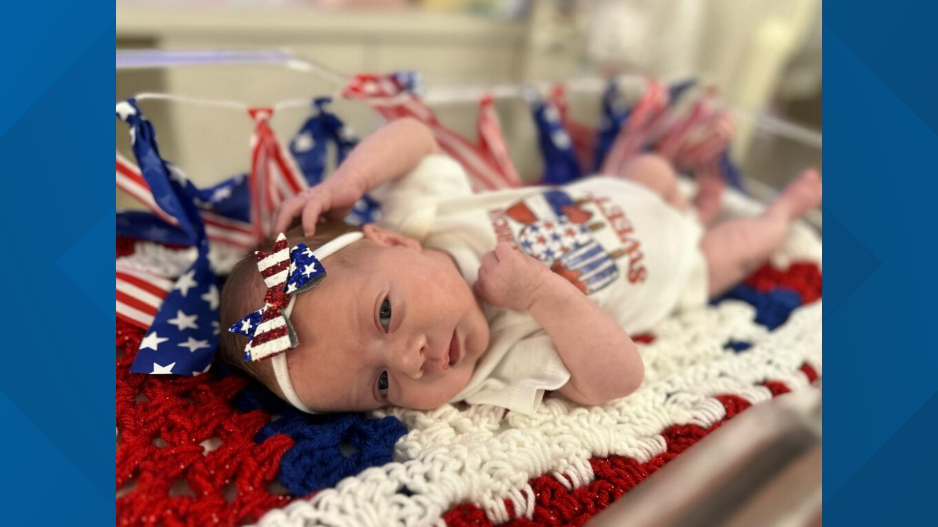 Babies at Atrium's NICU celebrate July 4th in style | wcnc.com