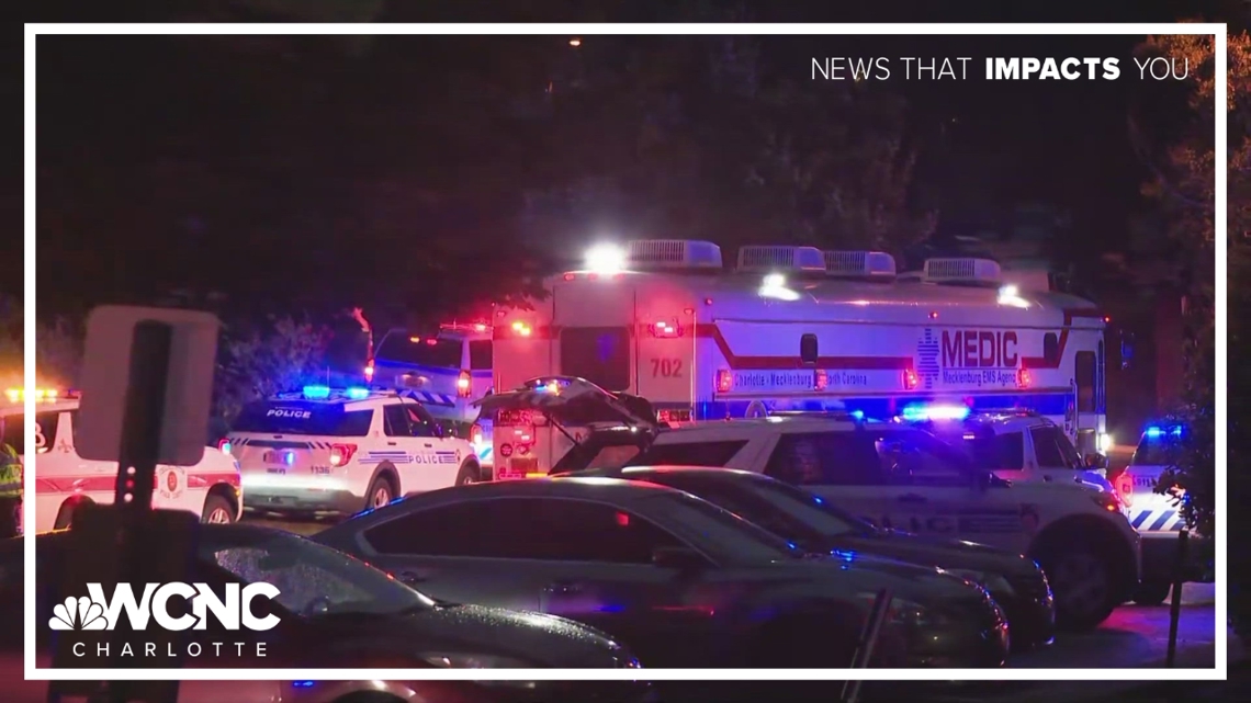 Charlotte Fire crews responding to a 2-alarm fire at south Charlotte ...