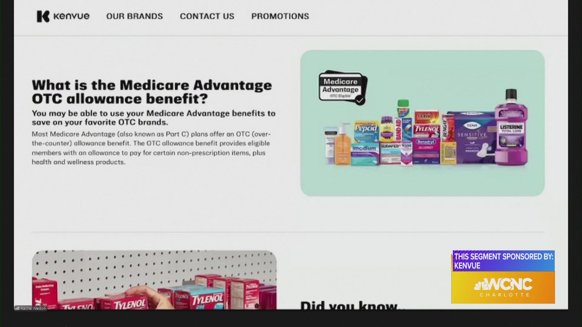 Medicare Advantage OTC allowance benefit sponsored by Kenvue | wcnc.com