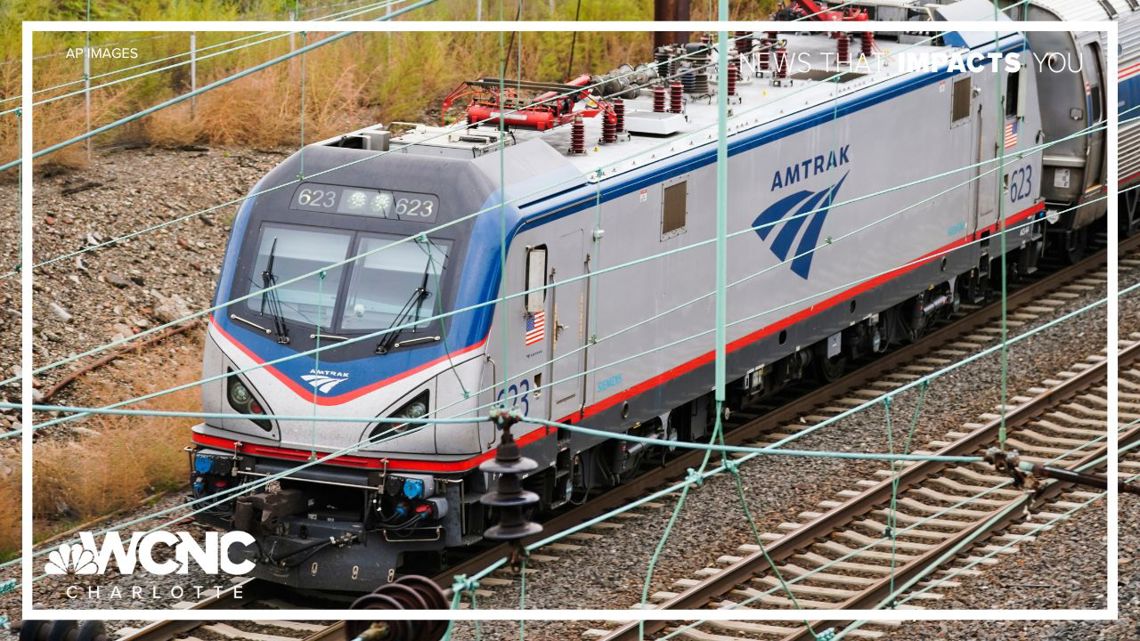 Amtrak train crashes into car on tracks in Charlotte | wcnc.com
