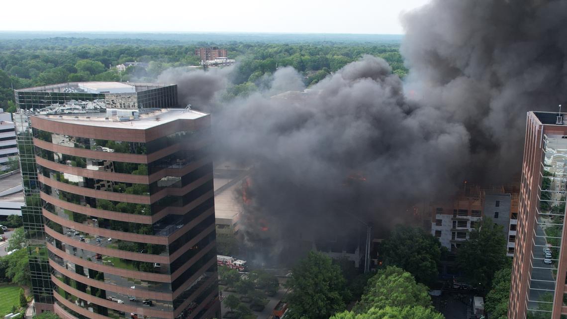 Massive fire in South Park area of Charlotte | wcnc.com