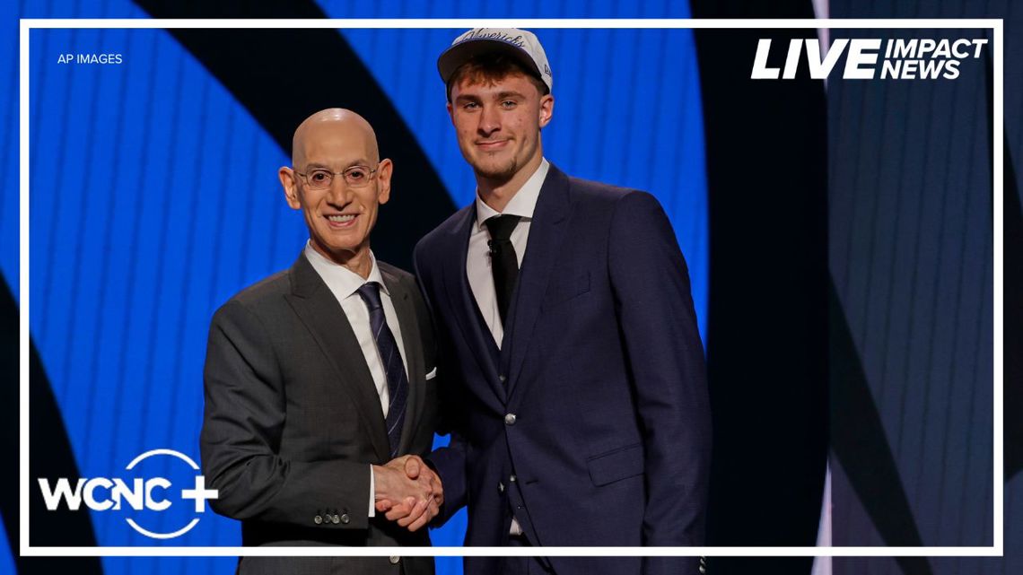 'It was such a blur': Cooper Flagg reacts to being No. 1 pick in NBA Draft | wcnc.com