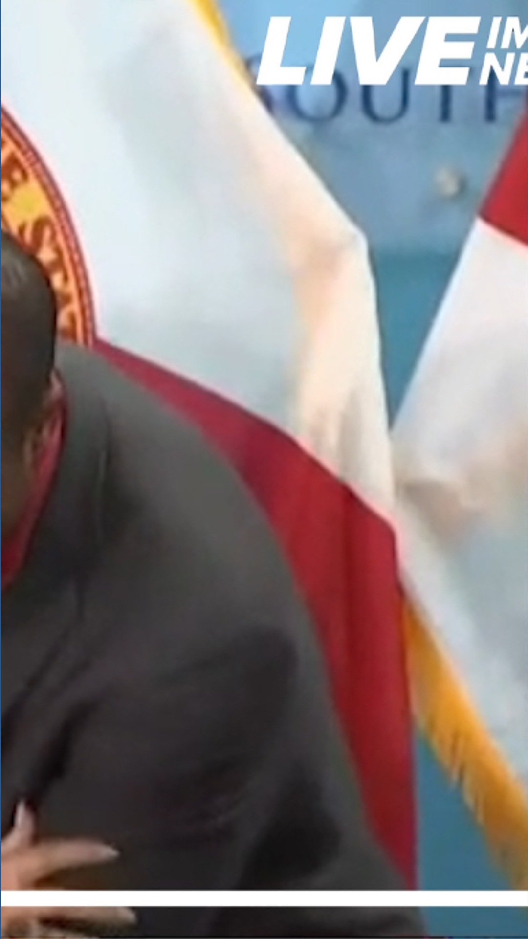 Florida State Senator Ileana Garcia faints during news conference ...