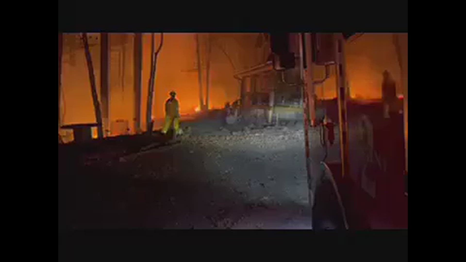 Watauga County Deep Gap wildfires courtesy of Blowing Rock Fire ...