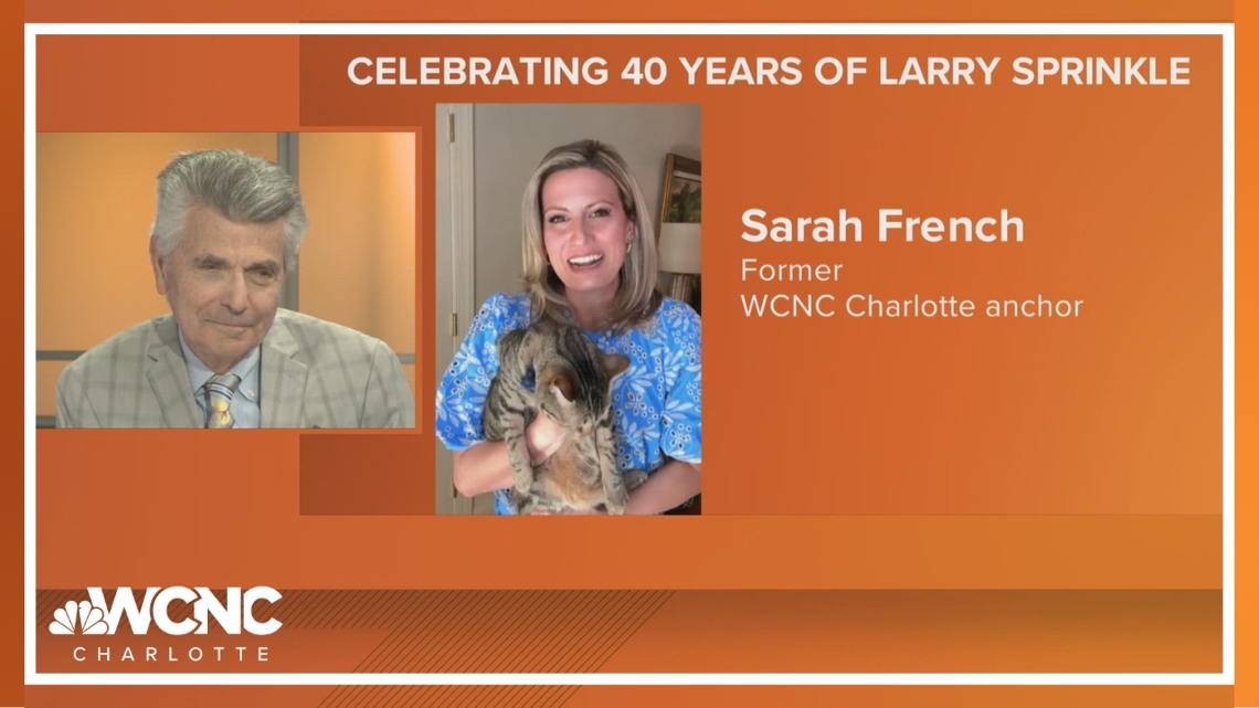 Sarah French sends Larry Sprinkle a message for his 40th anniversary at ...