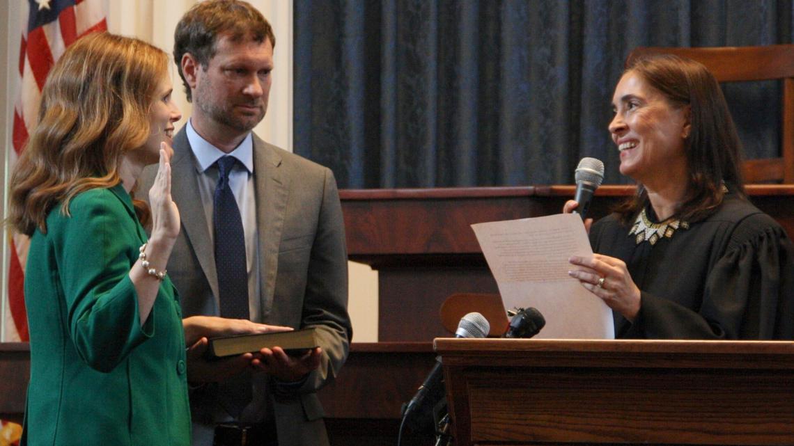 Allison Riggs sworn in to North Carolina Supreme Court after legal ...