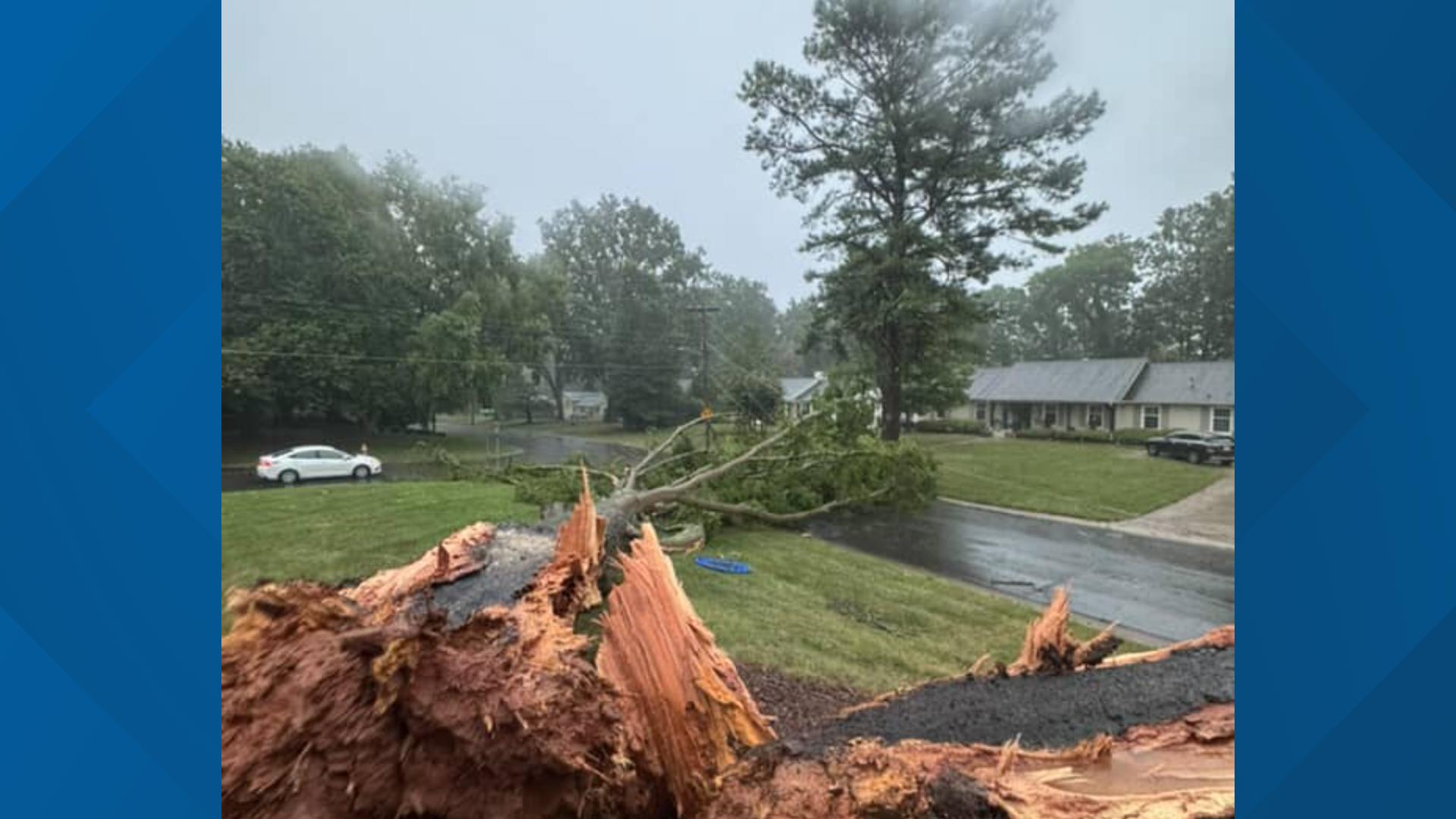 Storm damage reports for Charlotte area on Aug. 1, 2025 | Weather Impact Alert | wcnc.com