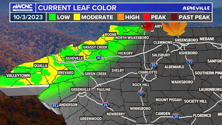 Fall foliage in North Carolina: When to expect peak fall color | wcnc.com