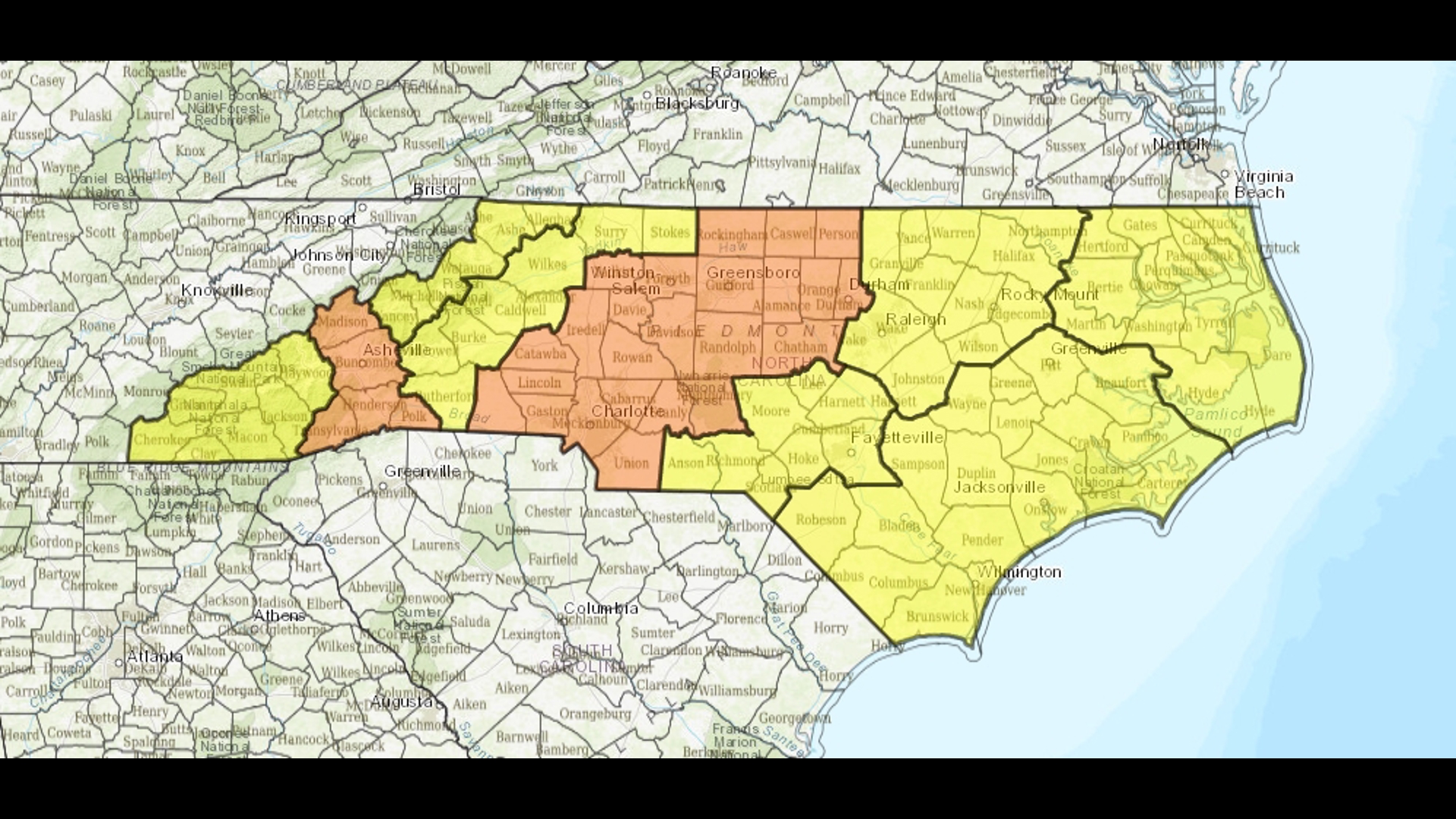 County list: North Carolina's fire danger | wcnc.com
