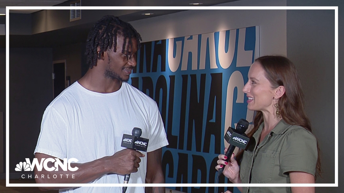1-on-1 with Panthers Sam Franklin Jr. | wcnc.com