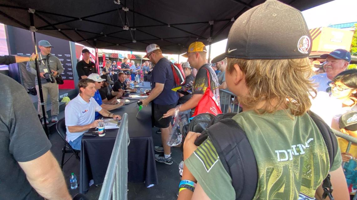 Window of Hope: Pink window nets return to Charlotte roval | wcnc.com