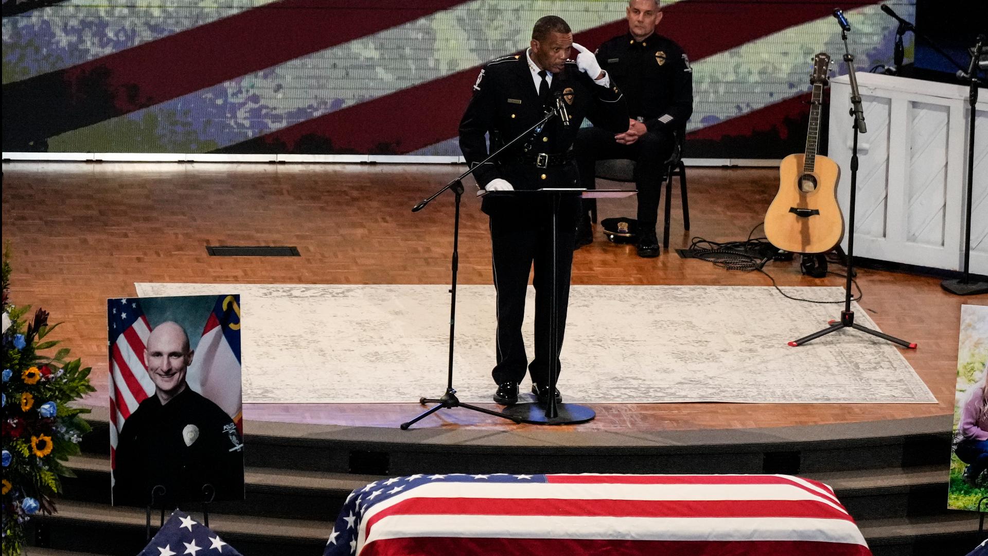 Charlotte to say goodbye to fallen CMPD Officer Joshua Eyer | wcnc.com