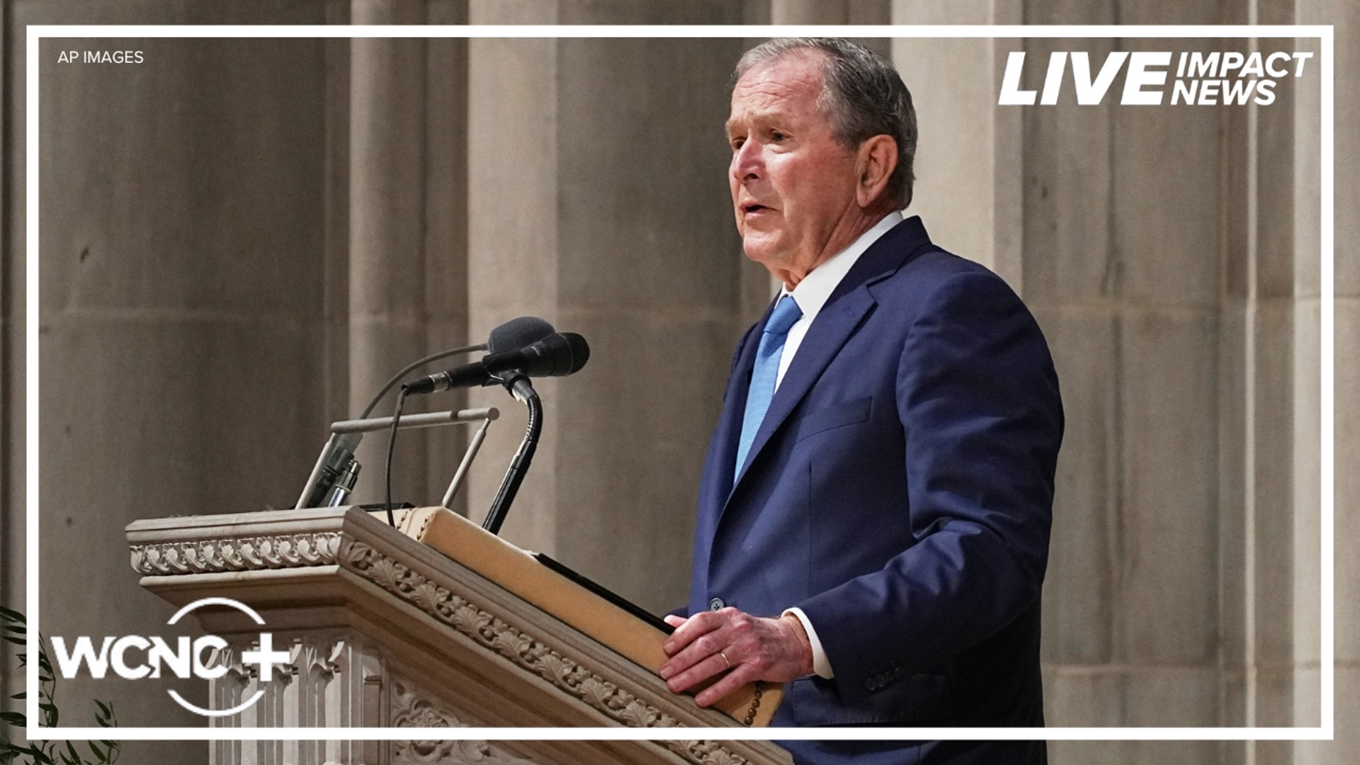 Former President George W. Bush speaks at Dick Cheney's funeral | wcnc.com