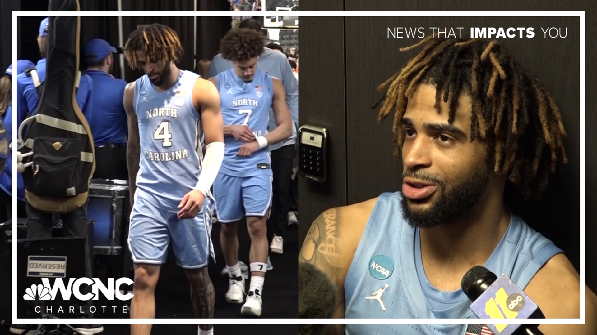 RJ Davis reflects on UNC career after Tar Heels fall in March Madness ...