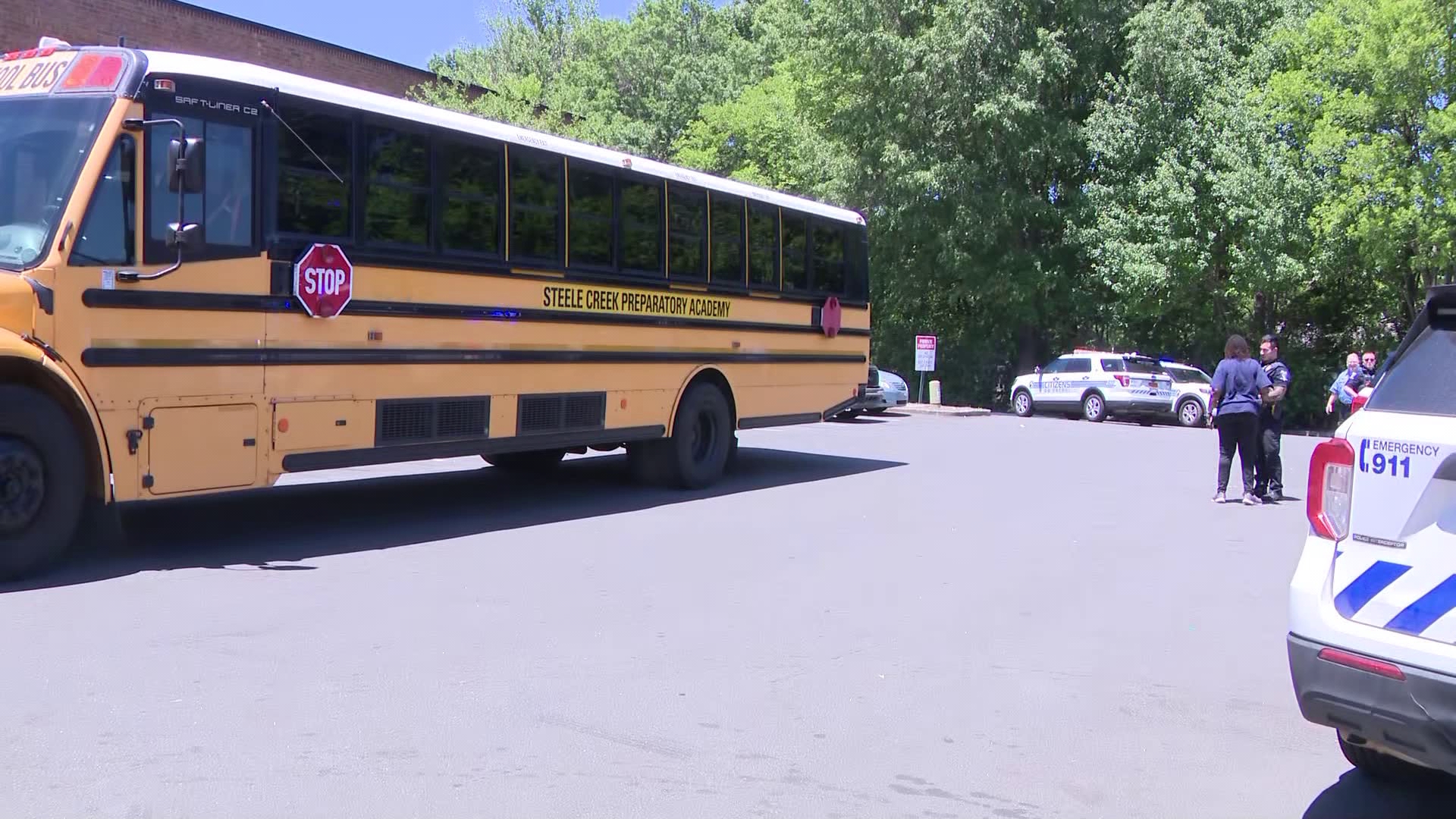 One seriously hurt in school bus crash in south Charlotte | wcnc.com